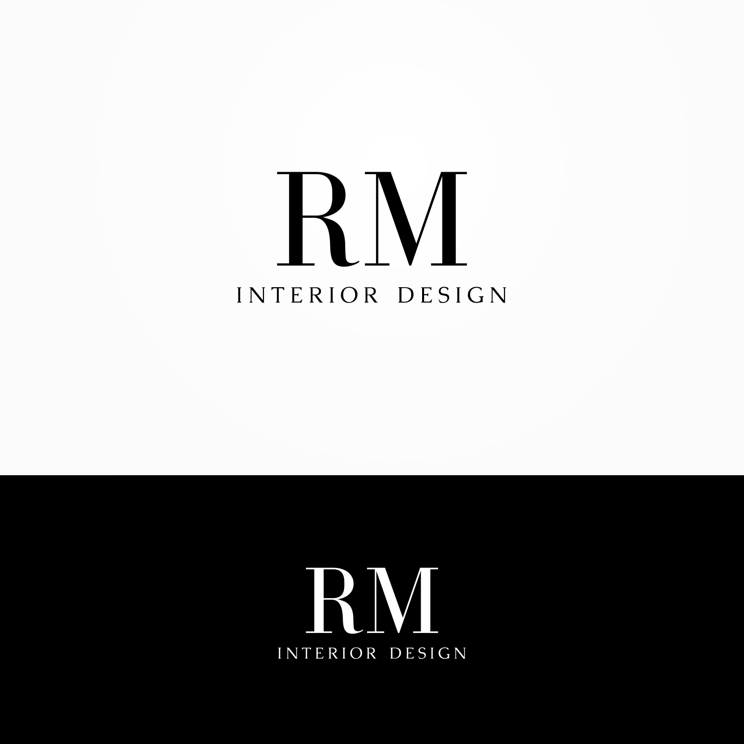 Serious, Modern, Interior Decoration Logo Design for RM Interior design ...