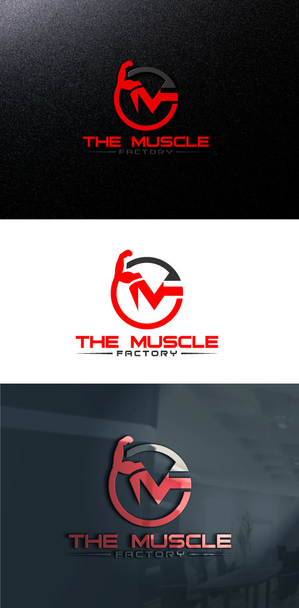 Elegant, Playful Logo Design for The Muscle Factory by akterkhadijars ...