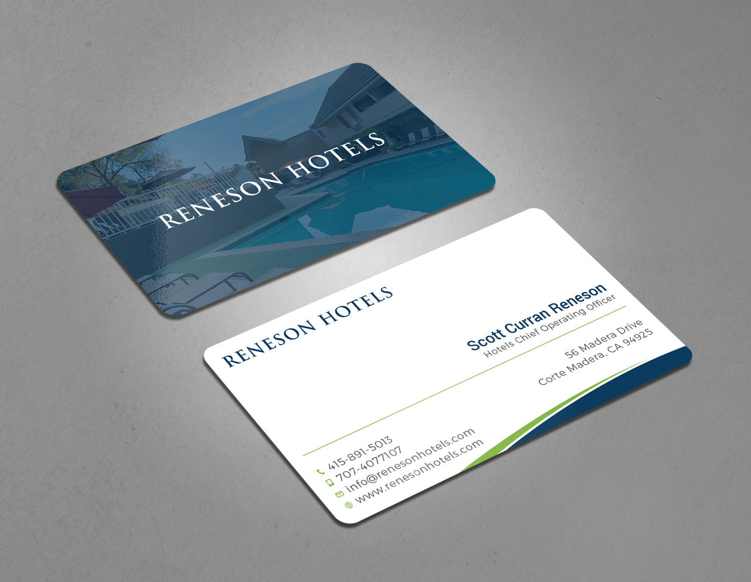 Professional, Elegant, Hotel Business Card Design for a Company by ...