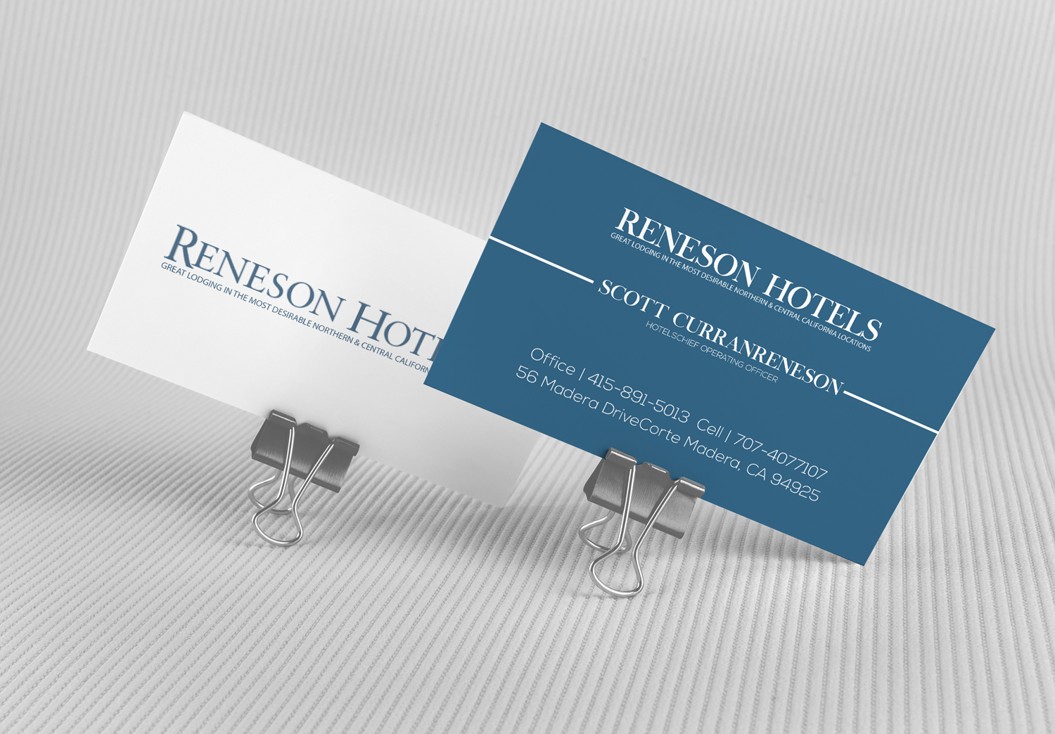 Professional, Elegant, Hotel Business Card Design for a Company by ...