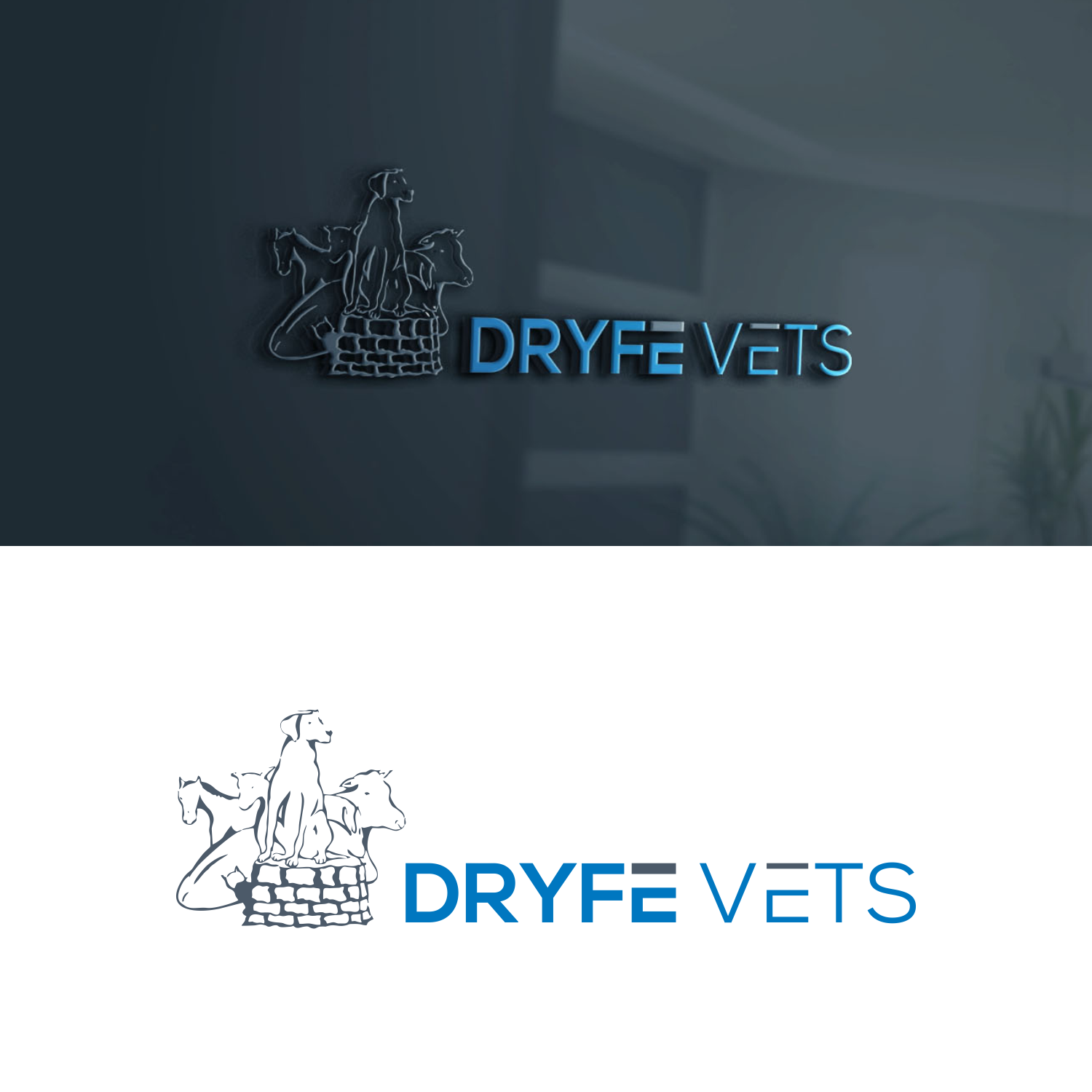 Modern, Professional, Veterinary Logo Design for Dryfe Vets by mbah ...