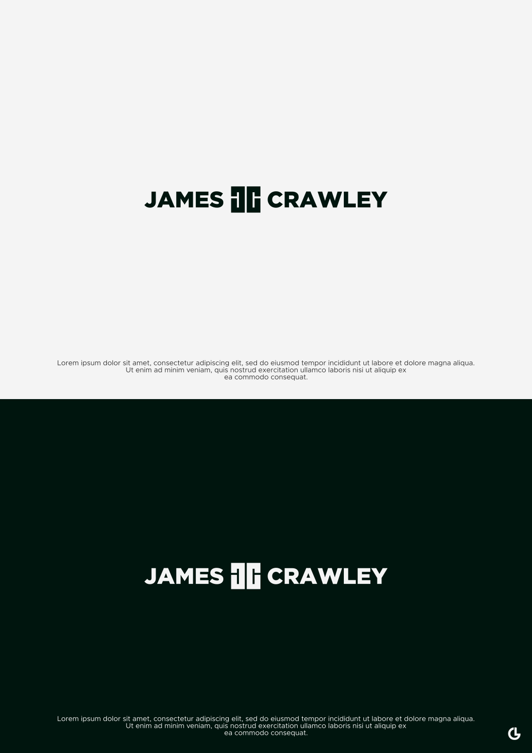 Professional, Masculine, Fashion Logo Design for James Crawley/JC by R ...