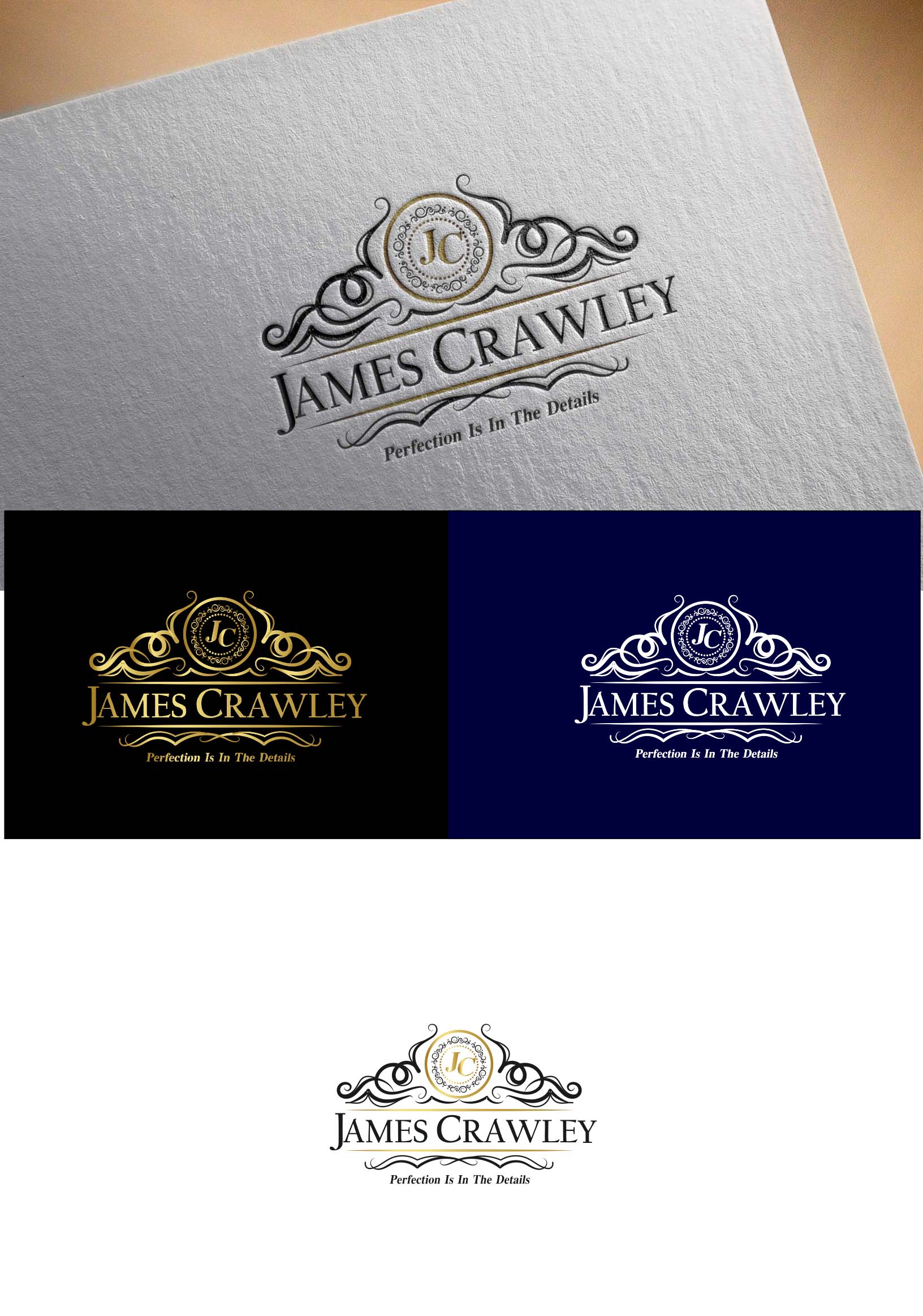 Professional, Masculine, Fashion Logo Design for James Crawley/JC by Nafij | Design #22474931