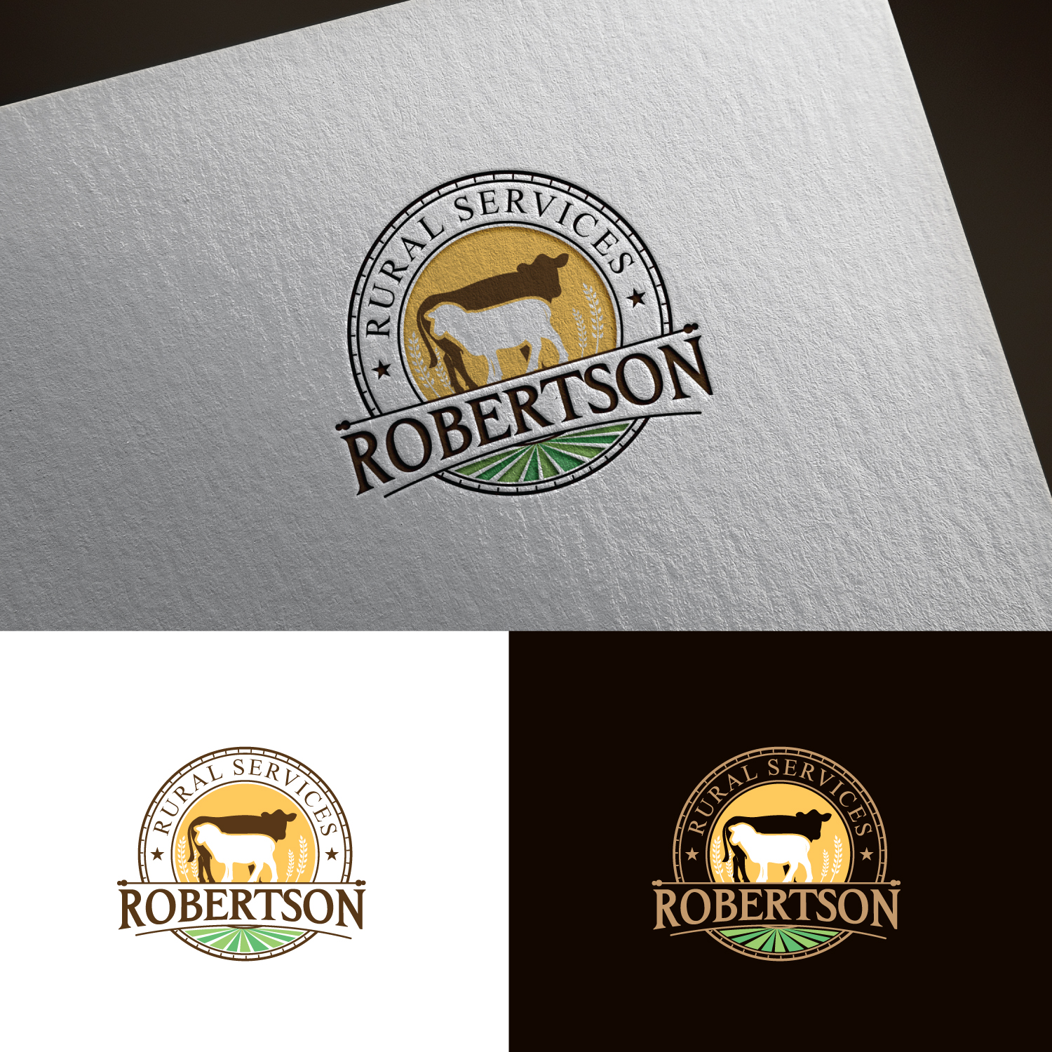 Elegant, Playful, Agriculture Logo Design for Robertson Rural Services ...