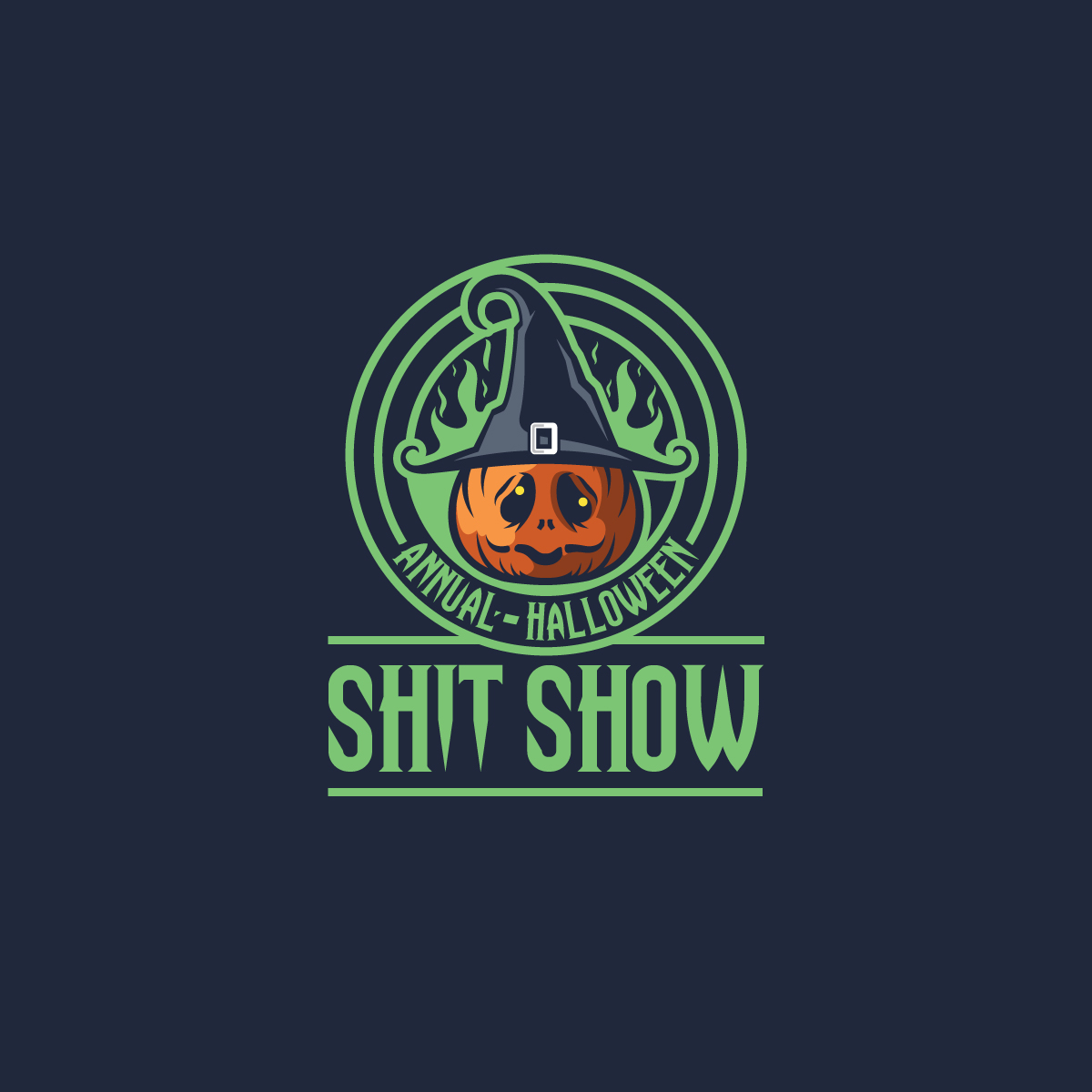 Bold, Playful Logo Design for Annual Halloween Shit Show + by Graphic ...