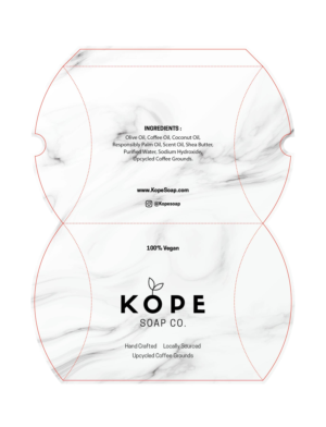 Kope Soap (Modern, Upscale, Organic Coffee Soap Packaging) | 18 ...