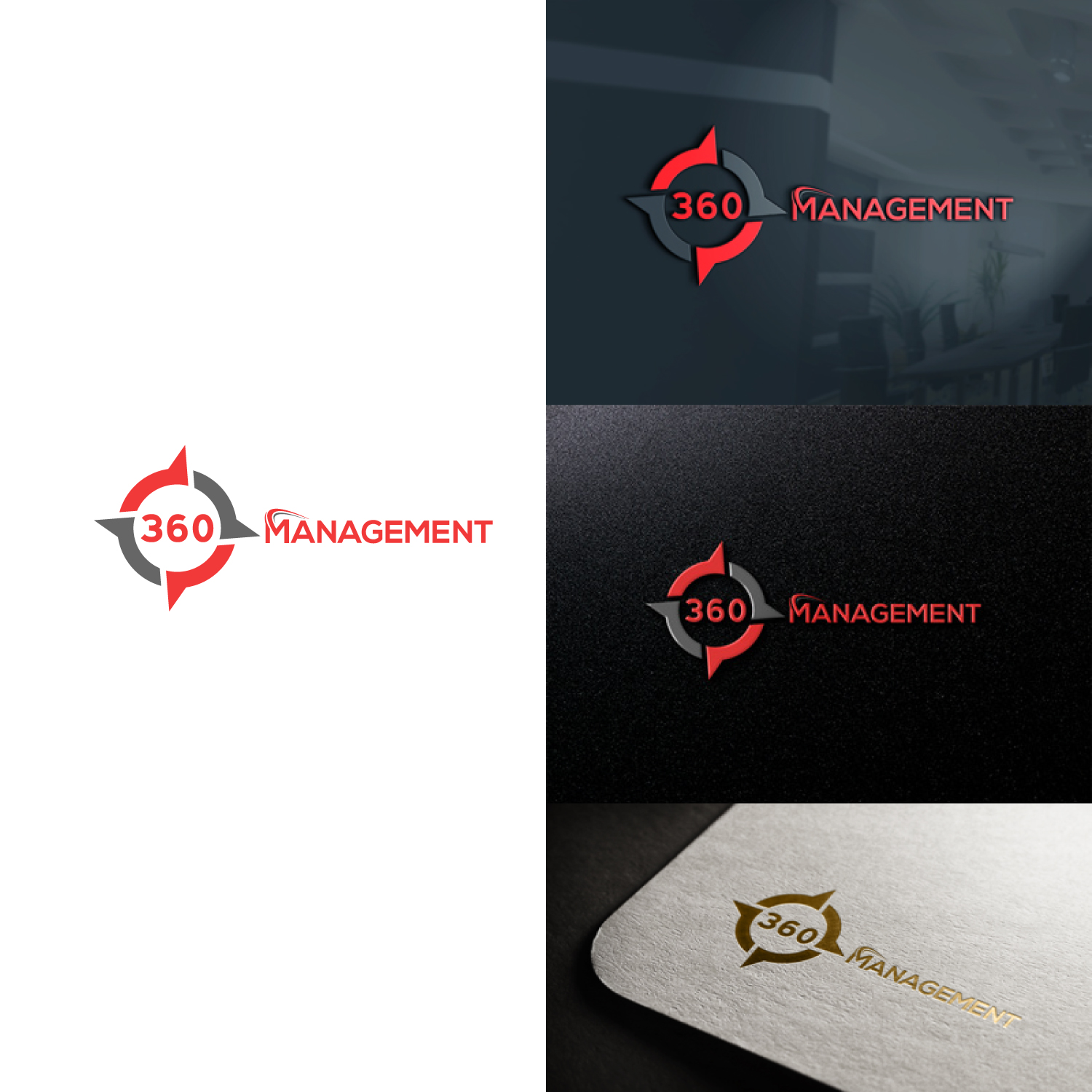 Logo Design for 360 Management by Mongsh | Design #22484775