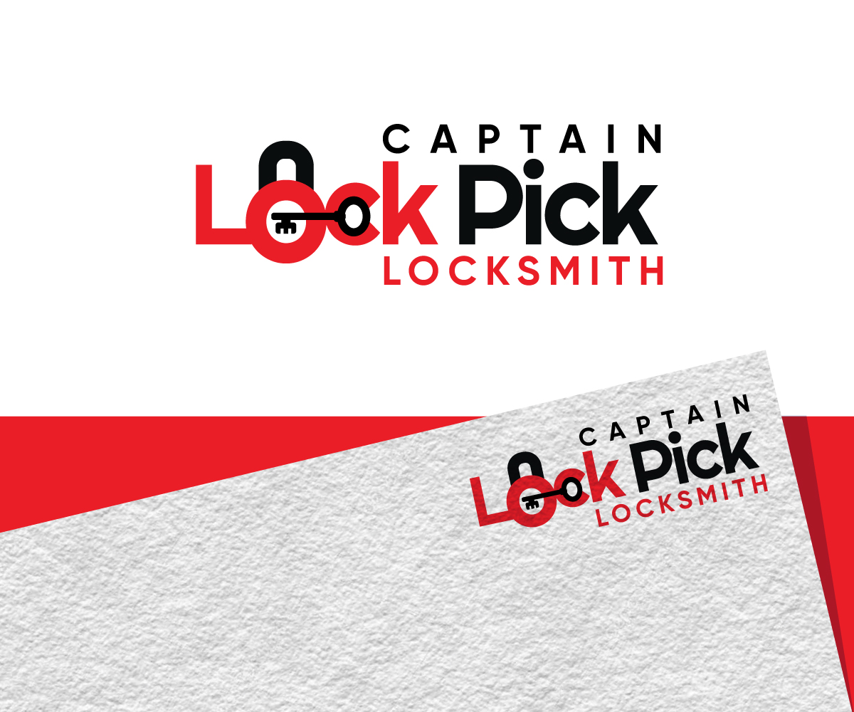 Serious, Modern, Locksmith Logo Design for Captain Lock Pick Locksmith ...