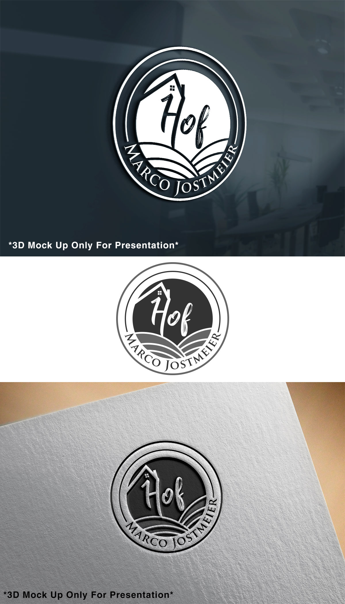 Modern, Elegant Logo Design for Hof Marco Jostmeier by logograph ...
