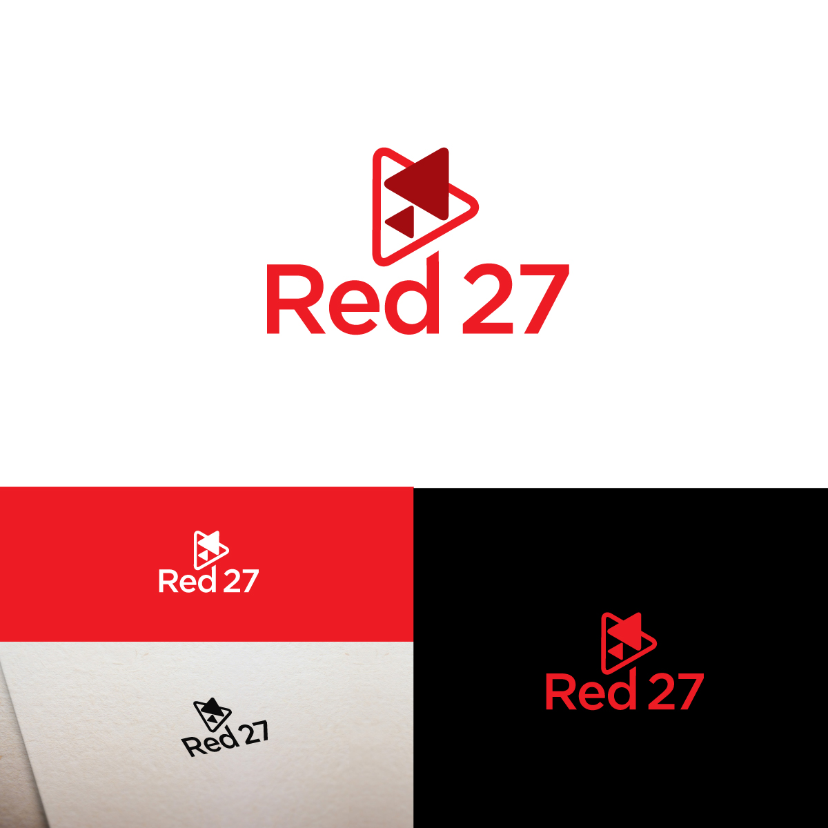Logo Design for Red 27 or Red27 by Kreative Fingers | Design #22495939