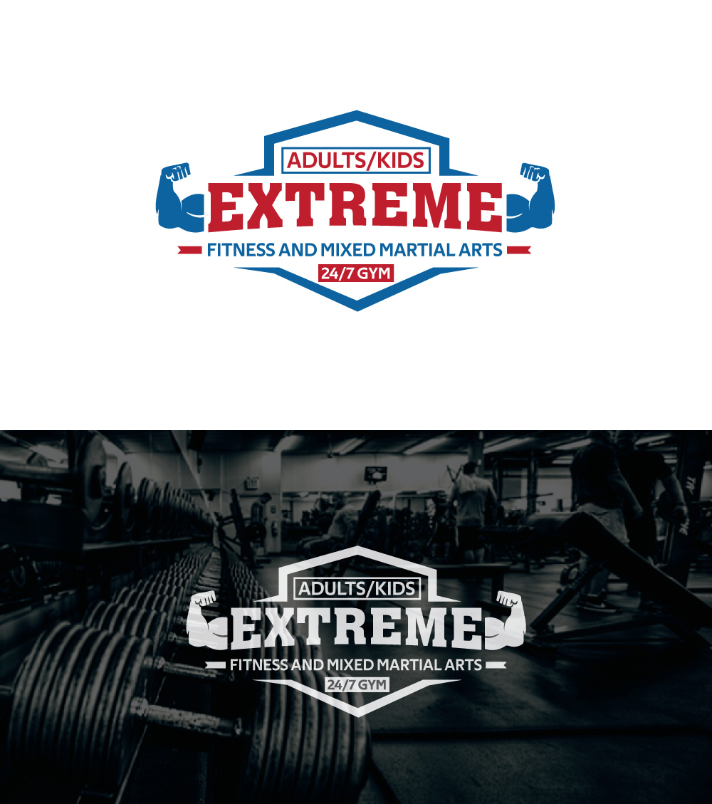 Elegant, Playful, Fitness Logo Design for EXTREME - 24/7 GYM - FITNESS ...