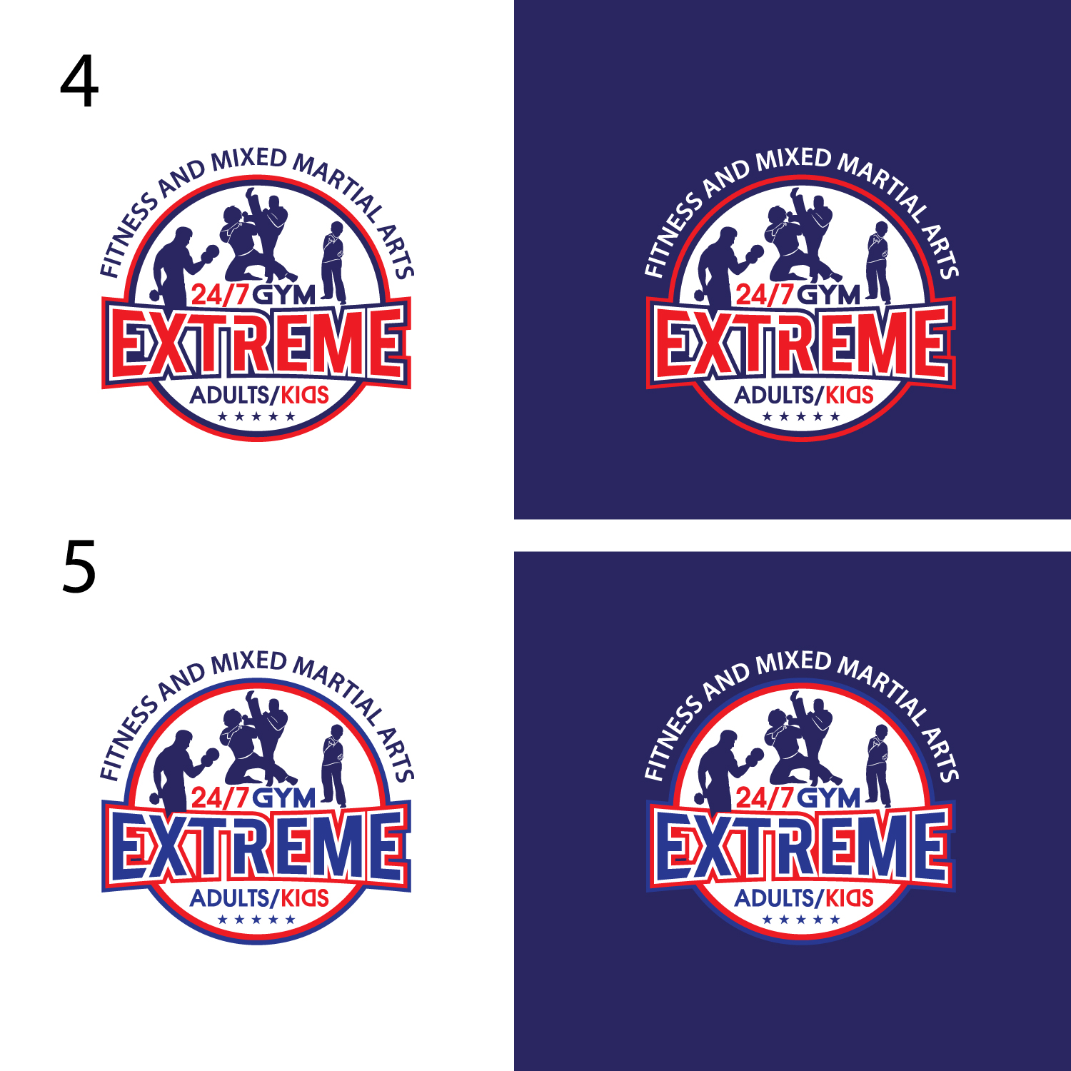 Elegant, Playful, Fitness Logo Design for EXTREME - 24/7 GYM - FITNESS ...