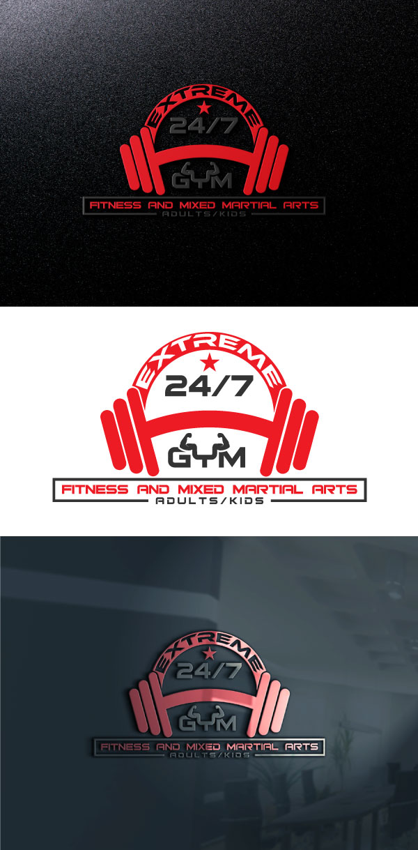 Elegant, Playful, Fitness Logo Design for EXTREME - 24/7 GYM - FITNESS ...