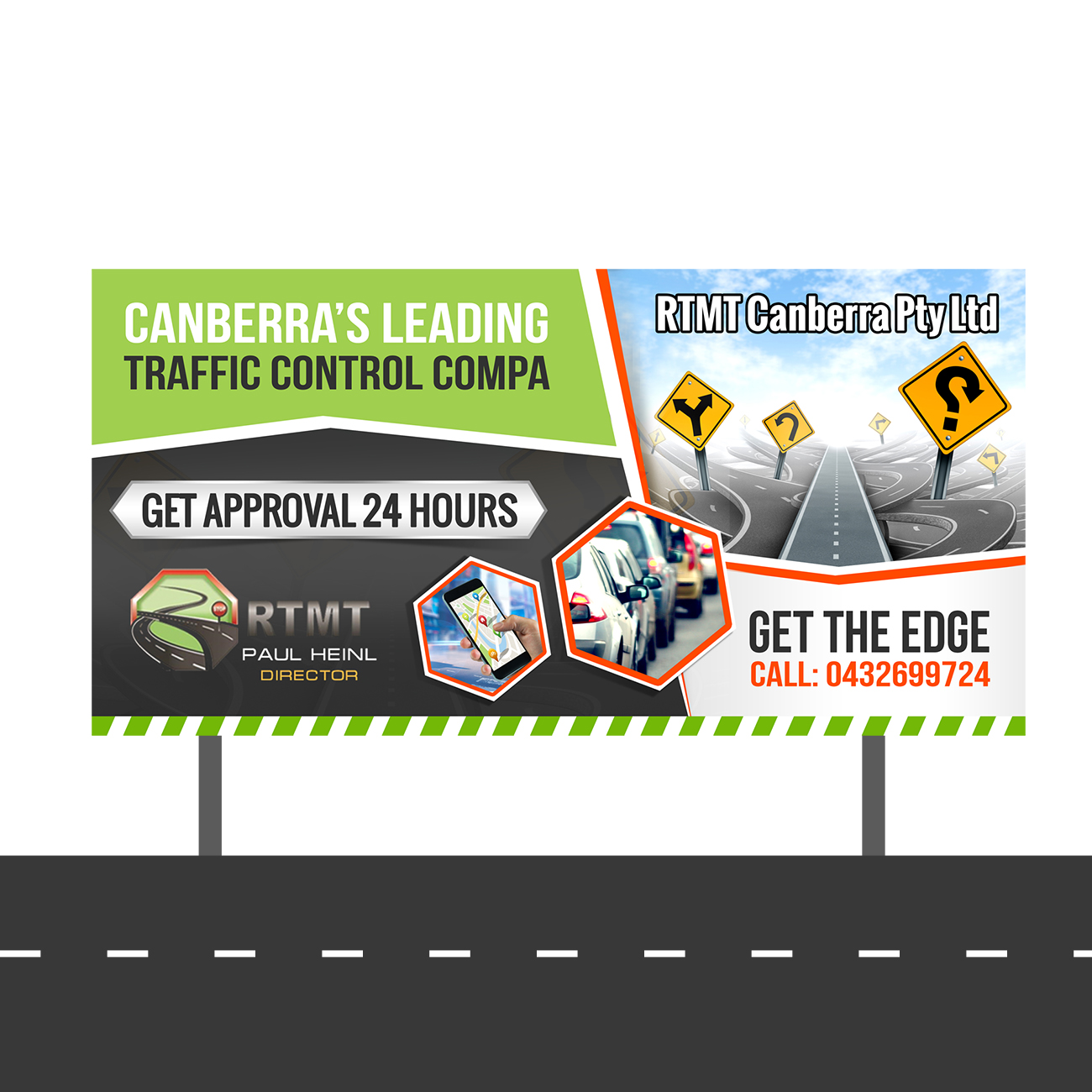 Modern, Bold, Construction Signage Design for a Company by debdesign ...