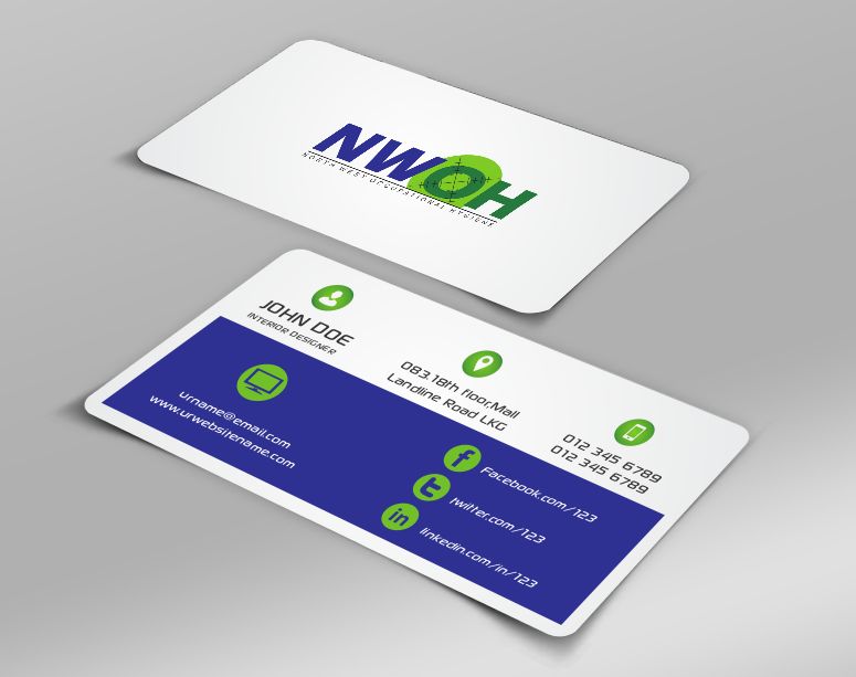 Government Business Card Design for NWOH by AwsomeD | Design #2972085