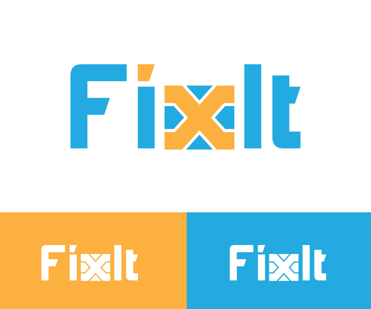 Logo Design for FixIt by logograph | Design #22544412