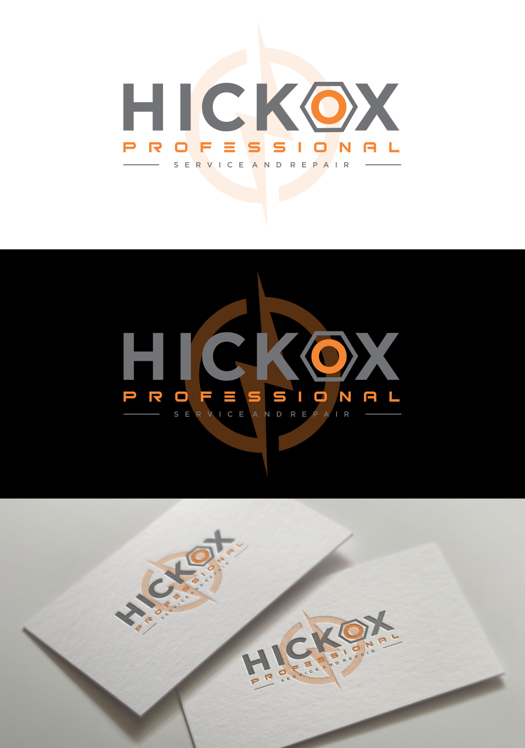 Logo Design for Hickox Professional Service and Repair by fatiyadesign ...