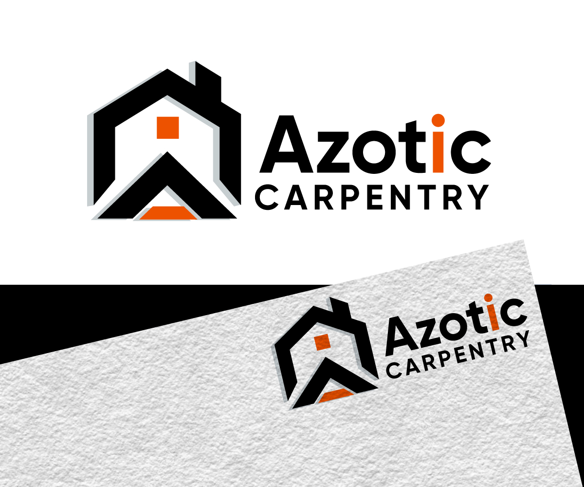 Serious, Modern, Carpentry Logo Design for Azotic Carpentry by Jay ...