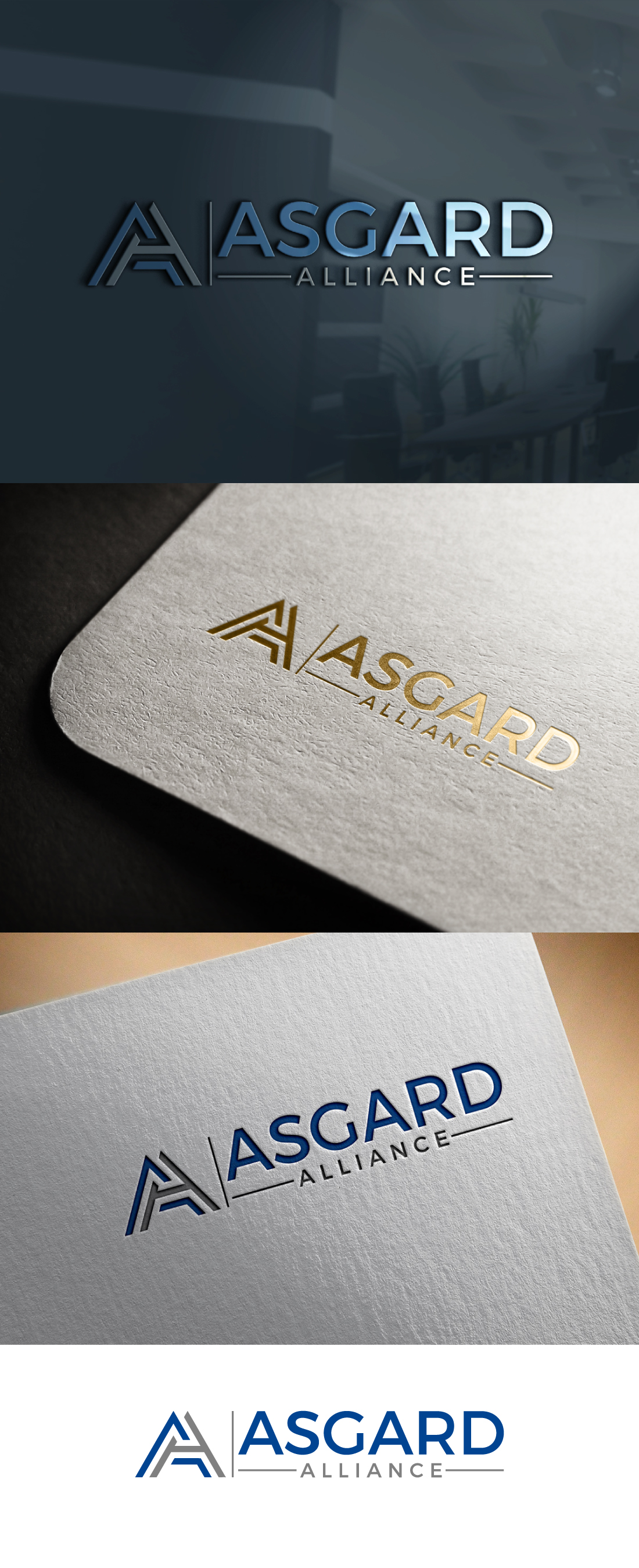 Elegant, Masculine Logo Design for Asgard Alliance by stokes18 | Design ...
