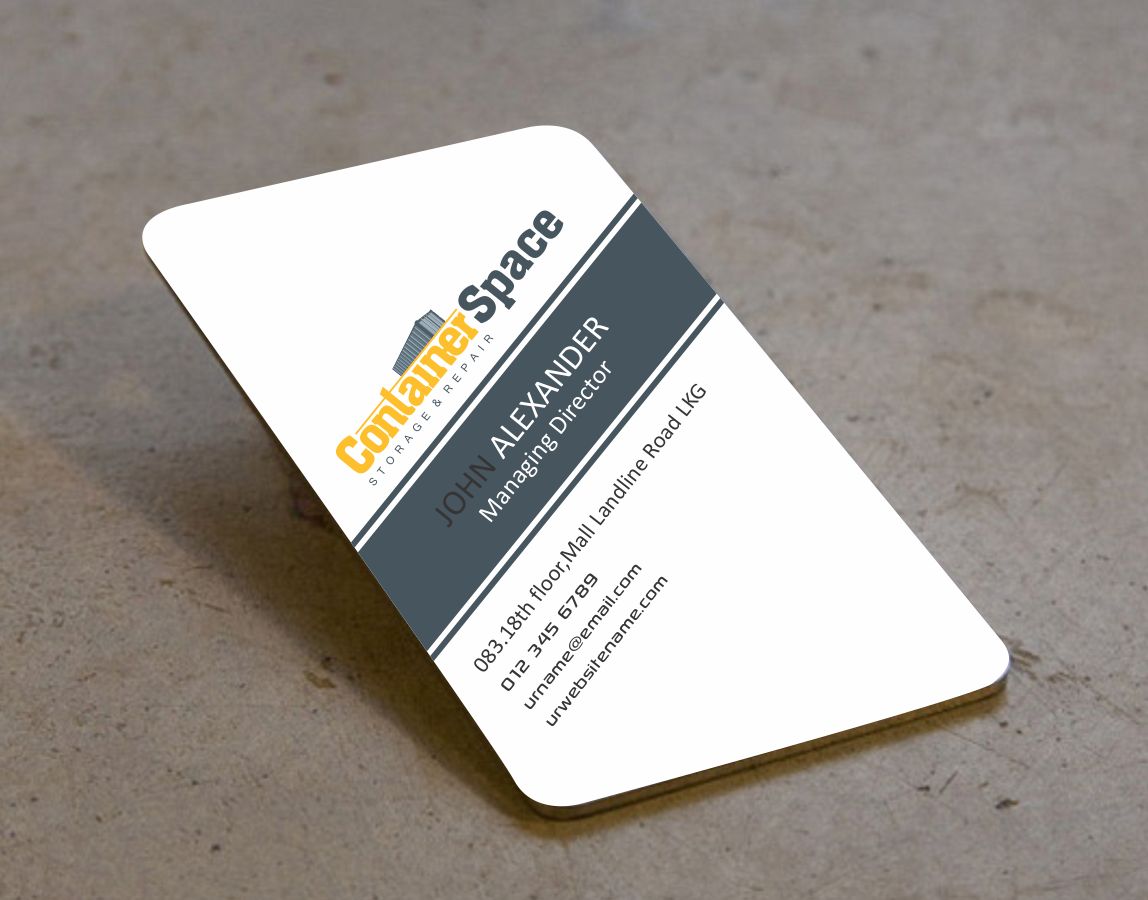 Elegant, Feminine, Shipping Business Card Design for Containerspace by ...