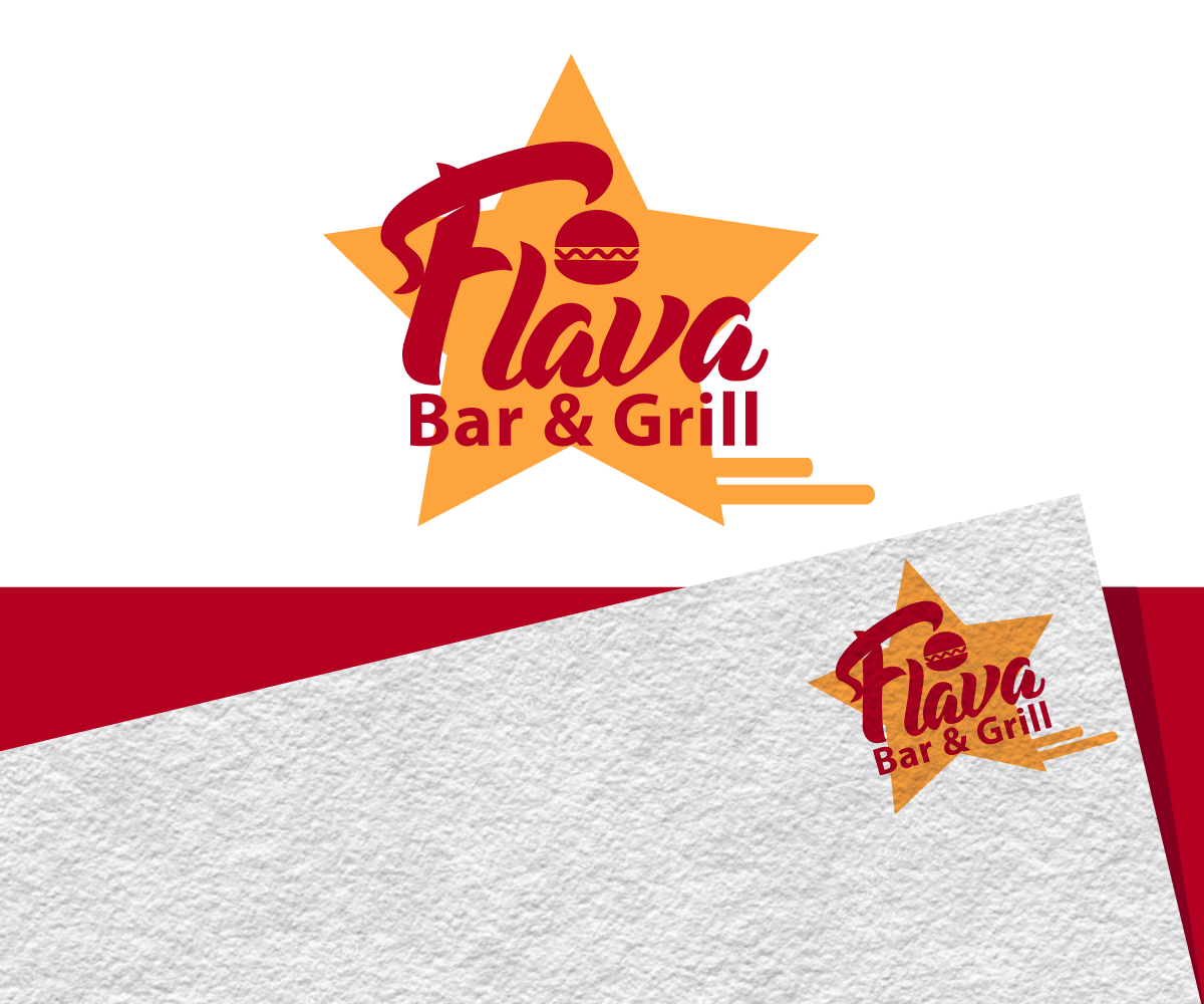 Logo Design for Flava Bar & Grill by Jay Design | Design #22537760