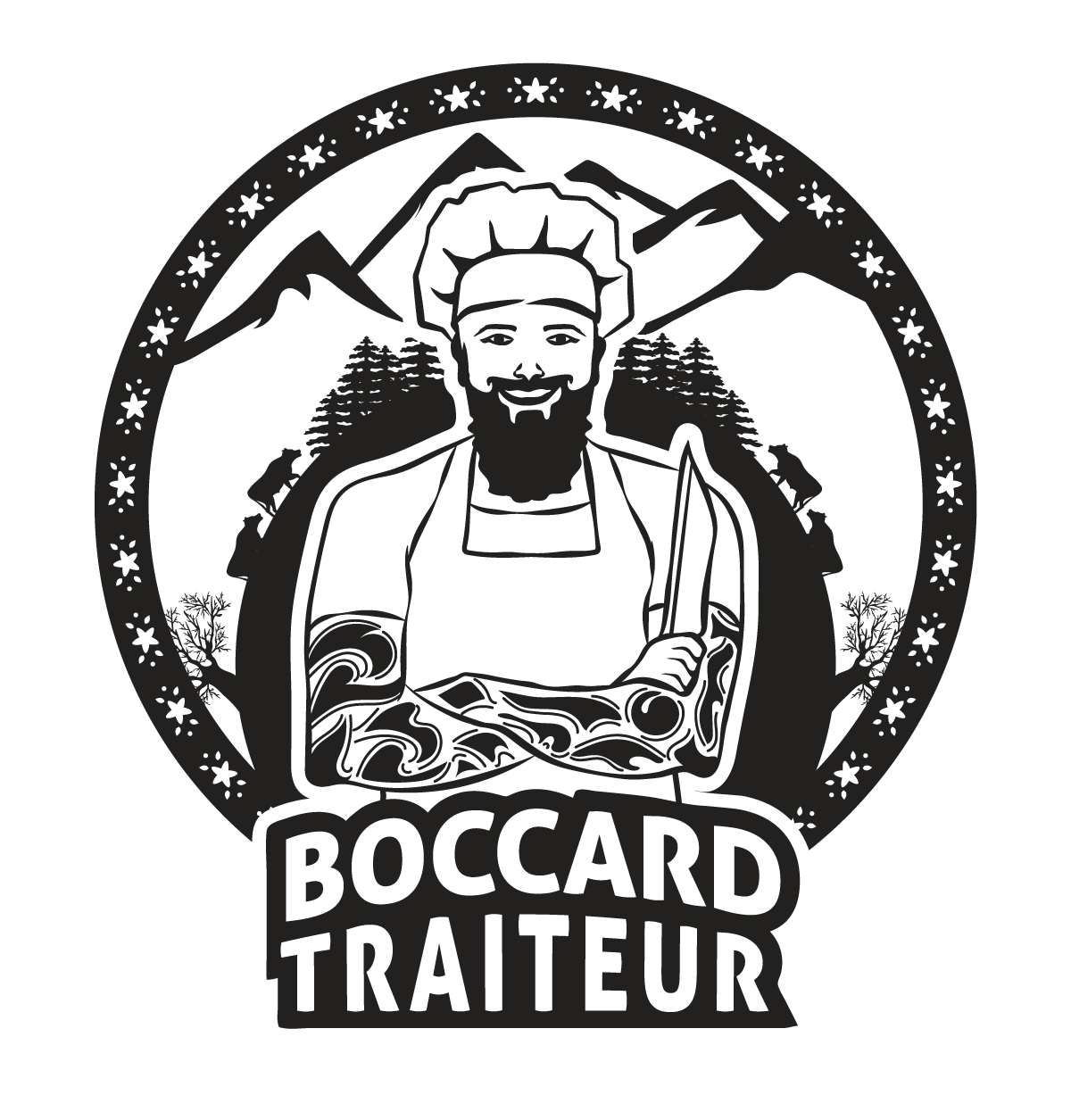 Conservative, Bold Logo Design for Boccard Traiteur by Seema Suvarna ...