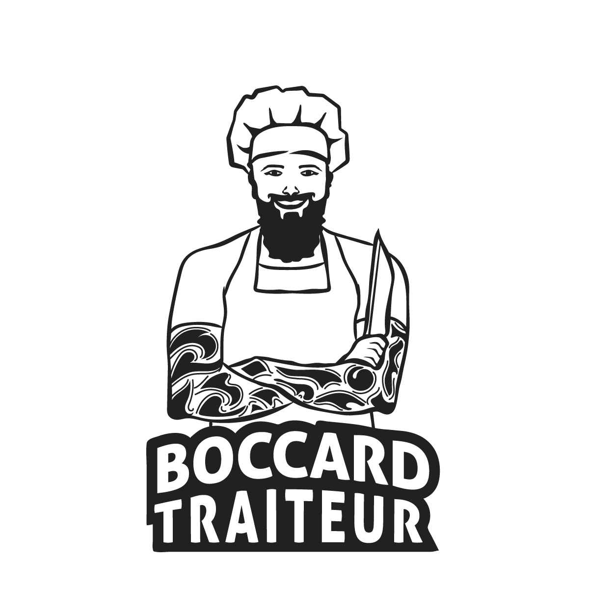 Conservative, Bold Logo Design for Boccard Traiteur by Seema Suvarna ...