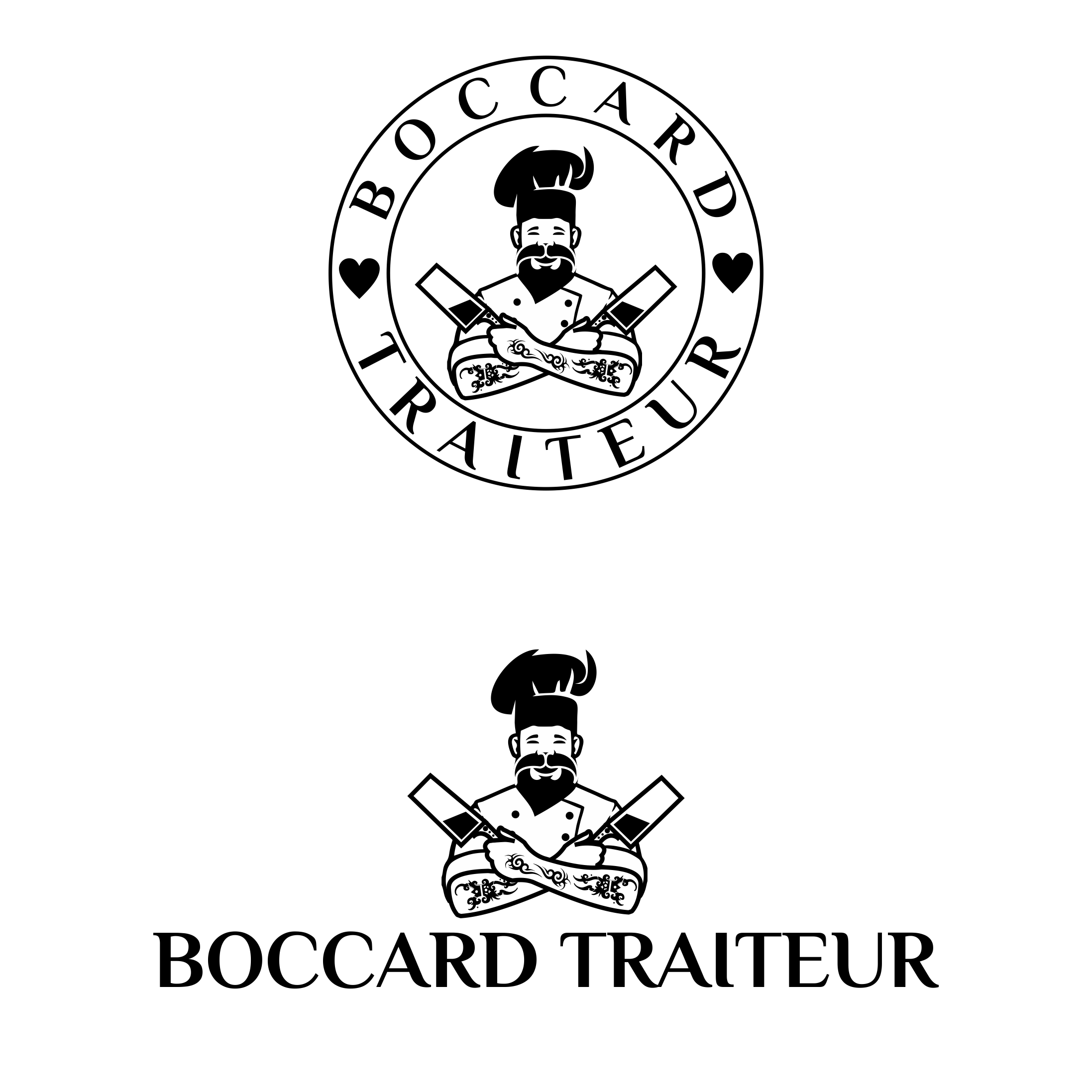 Conservative, Bold Logo Design for Boccard Traiteur by agus alya ...