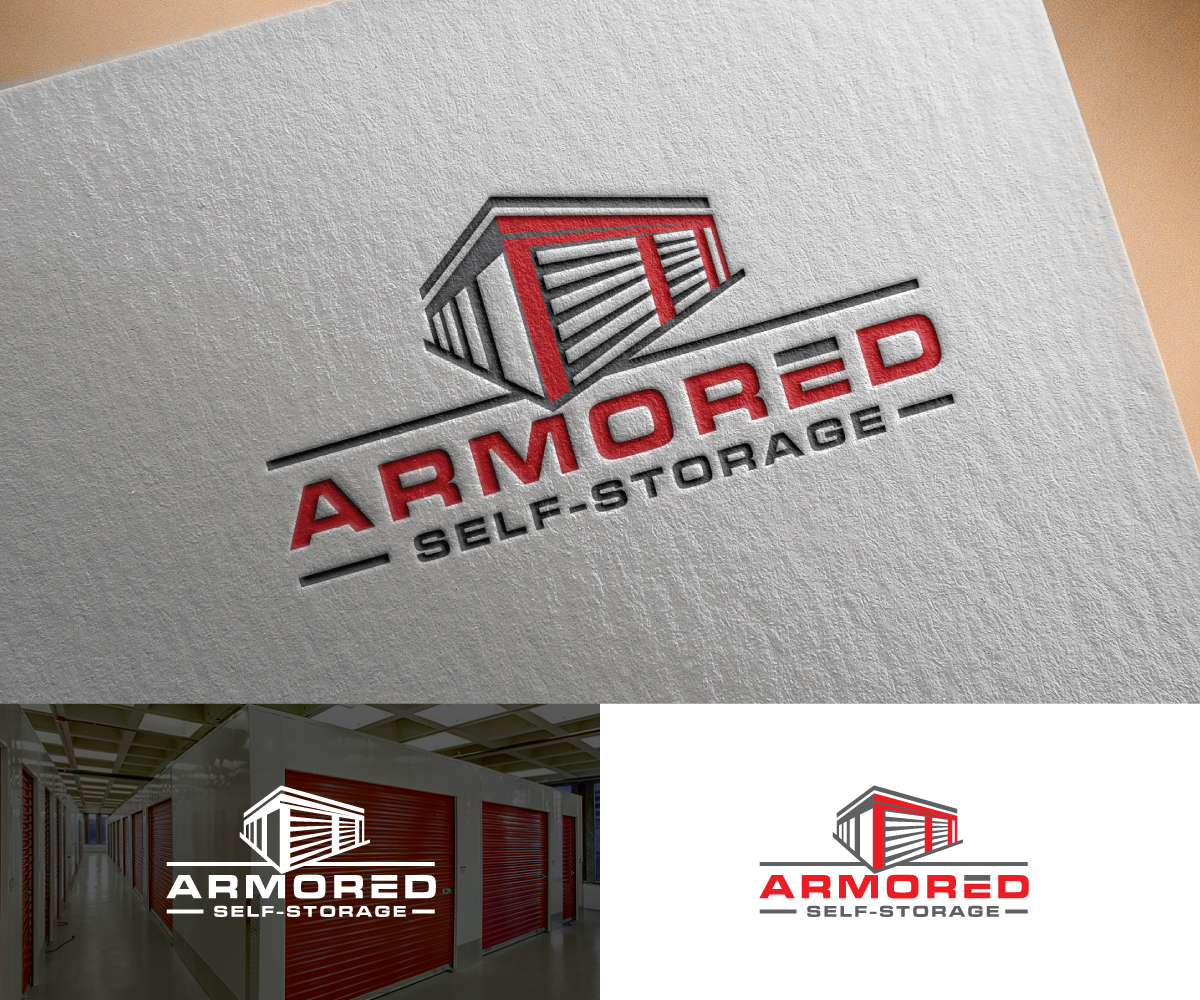 Modern, Professional Logo Design for Armored Self-Storage by step ...
