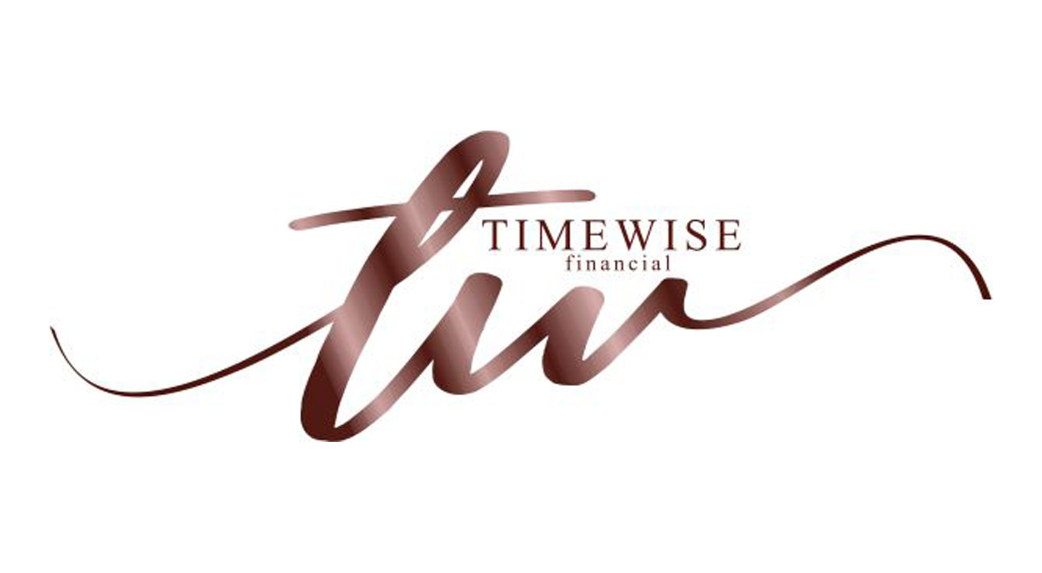 Logo Design for TimeWise Financial (and then tag line "Where purposeful ...