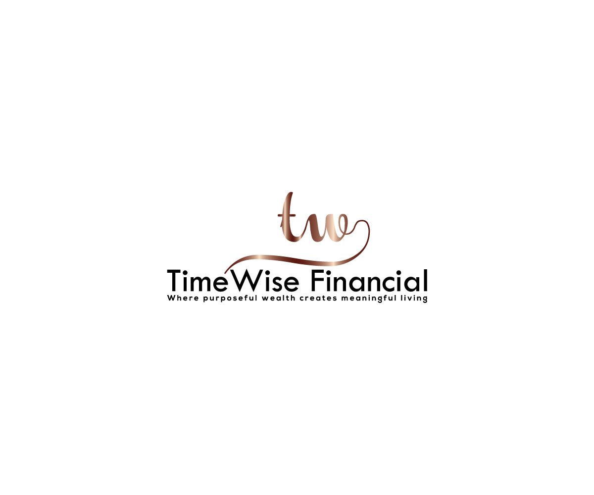Logo Design for TimeWise Financial (and then tag line "Where purposeful ...