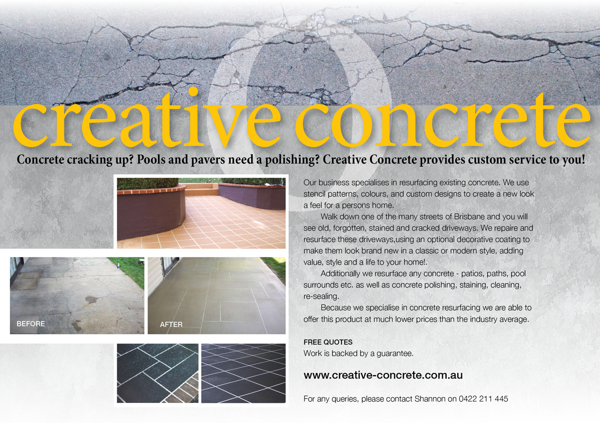 Bold, Modern, Concrete Flyer Design for a Company by Kim | Design #2970297