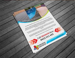 Flyer for Concrete Resurfacing Business! | 10 Flyer Designs for a ...