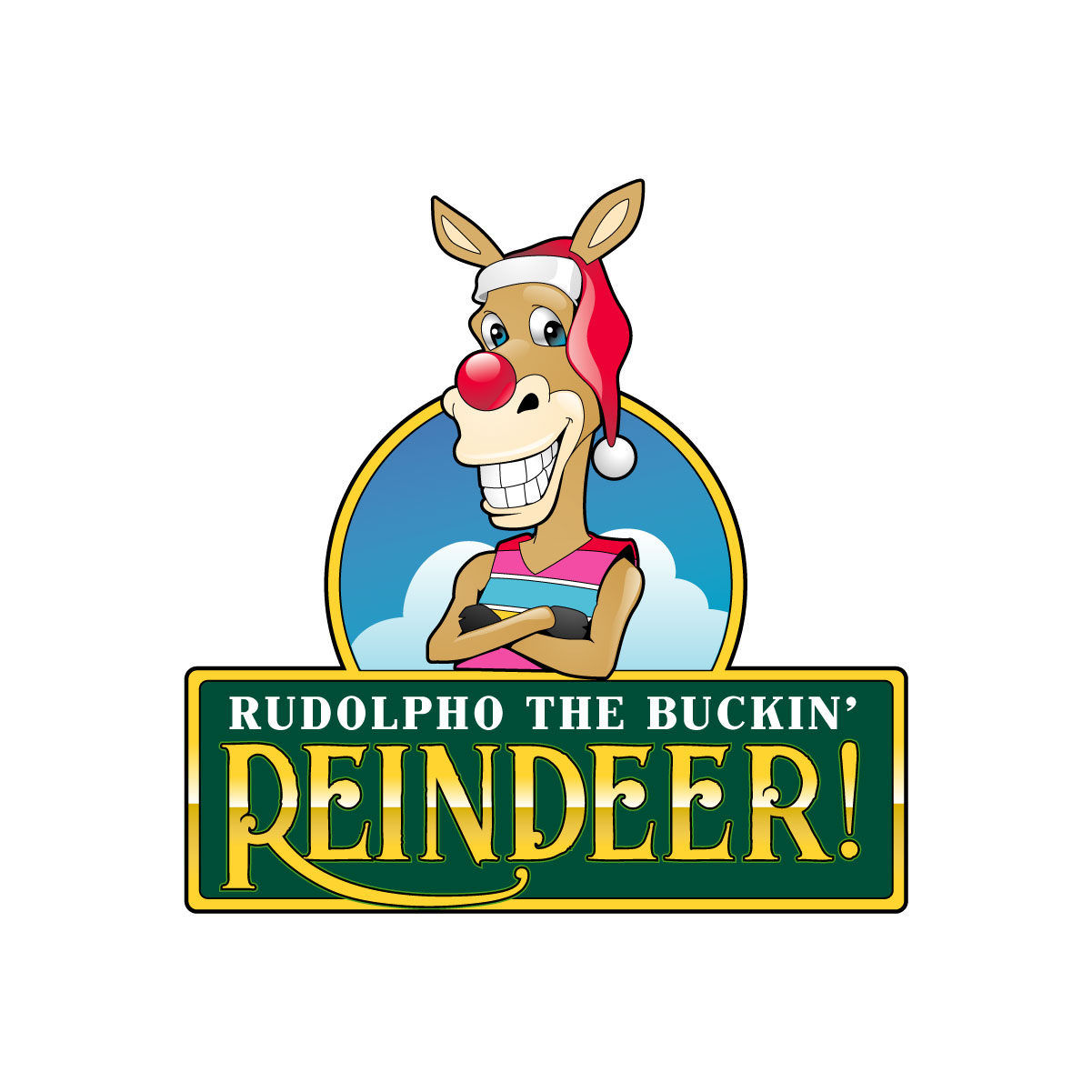 Playful, Personable Logo Design for Rudolpho the Buckin' Burro by ...