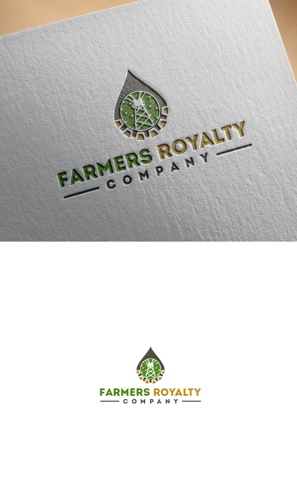 Serious, Professional, Oil And Gas Logo Design for Farmers Royalty ...