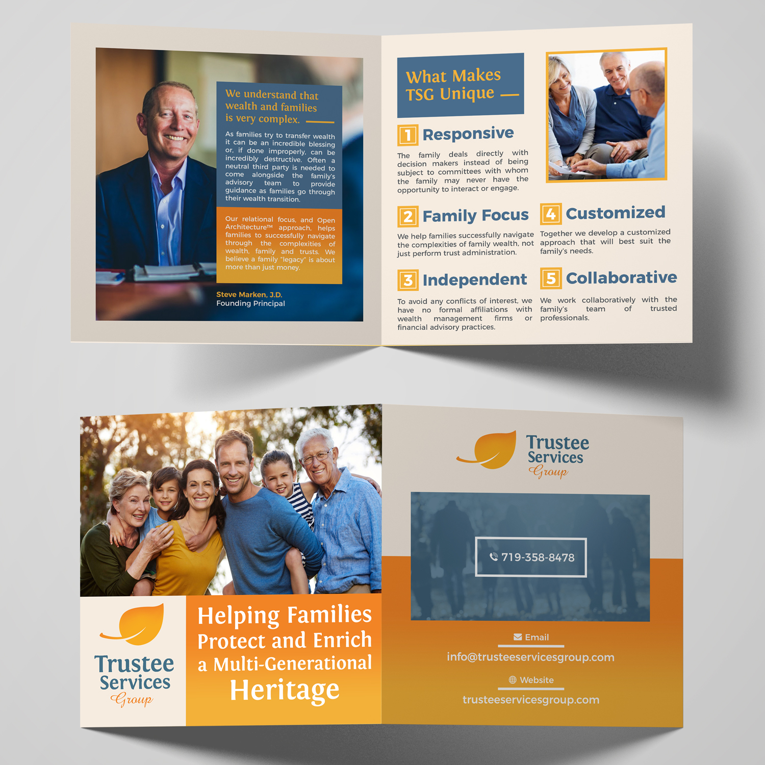 Traditional, Conservative, Financial Service Flyer Design for a Company ...