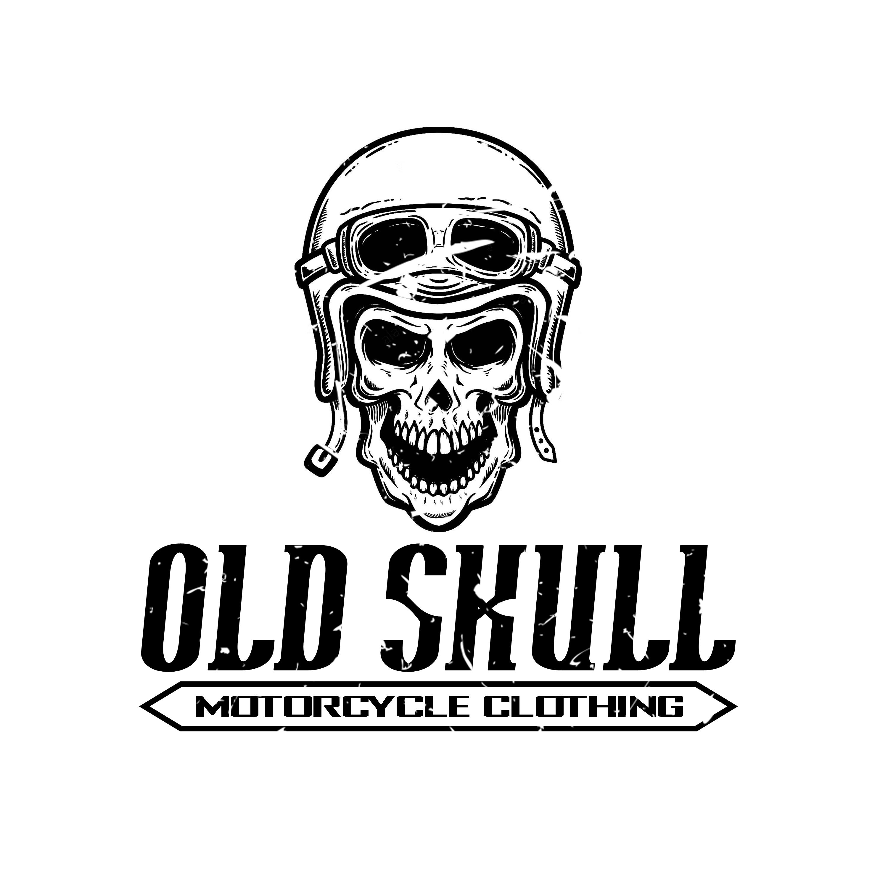 Upmarket, Masculine, Textile Logo Design for Old Skull - Motorcycle Clothing by collinlevine ...