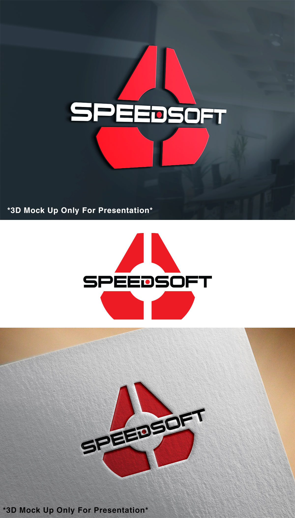 Masculine, Serious, Sporting Good Logo Design for Speedsoft by ...