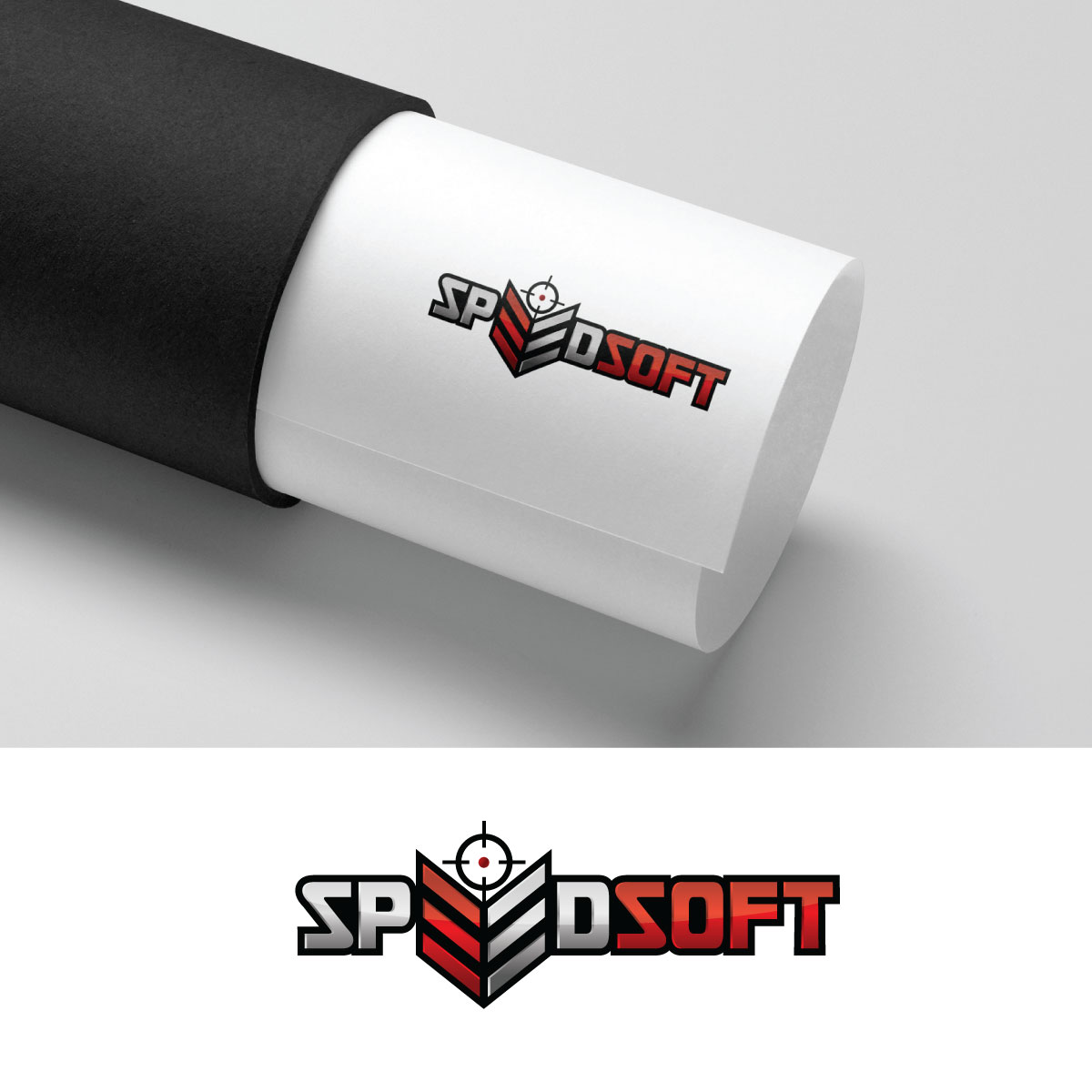 Masculine, Serious, Sporting Good Logo Design for Speedsoft by Rii ...