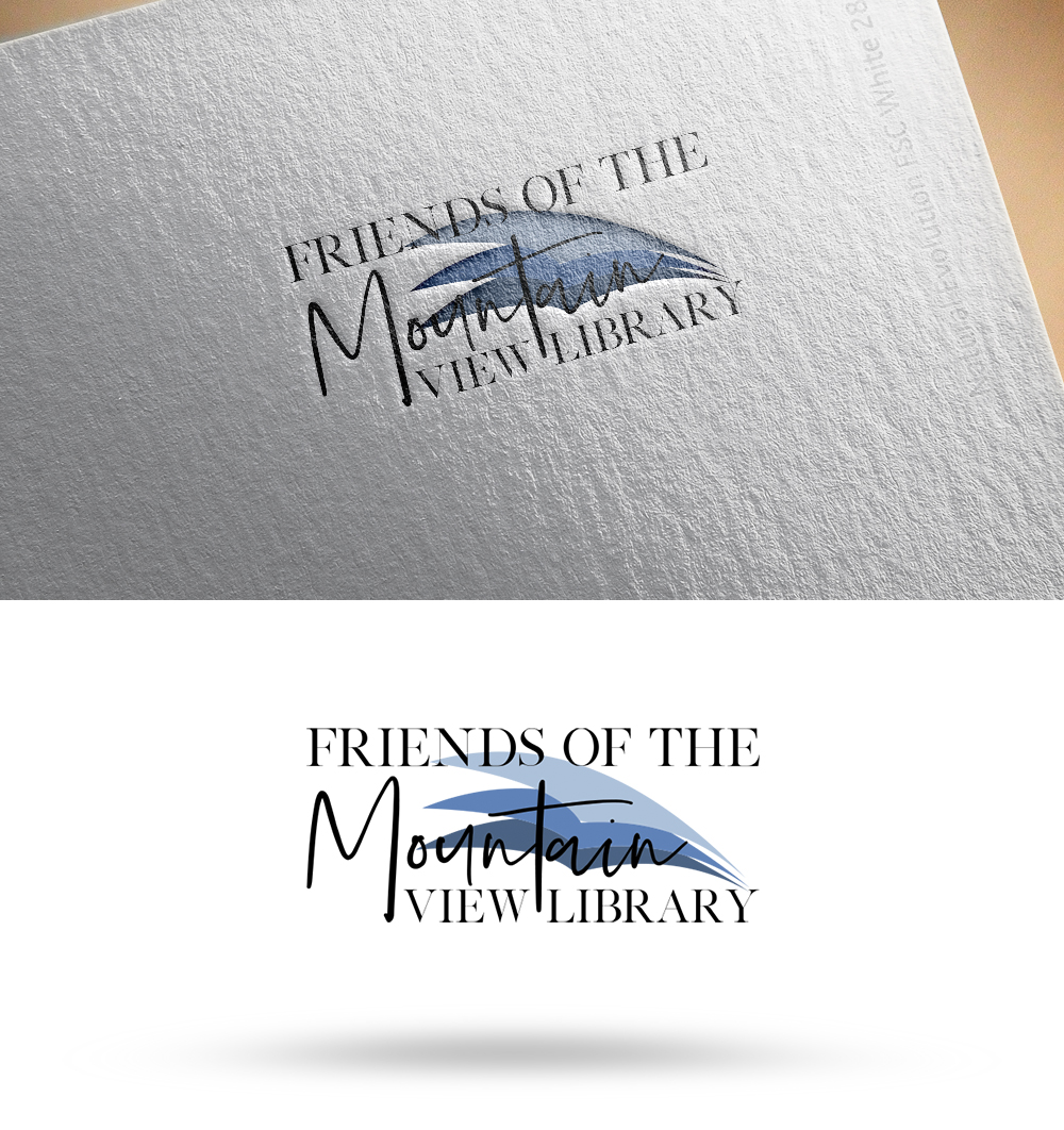 Logo Design for Friends of the Mountain View Library by InkForge Studio ...