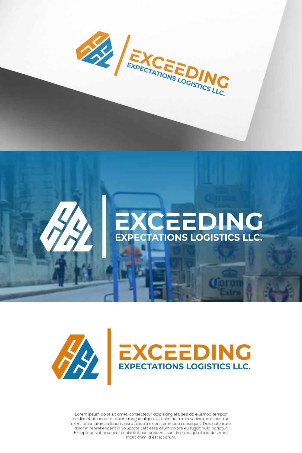 Elegant, Playful, Logistics Logo Design for Exceeding Expectations ...