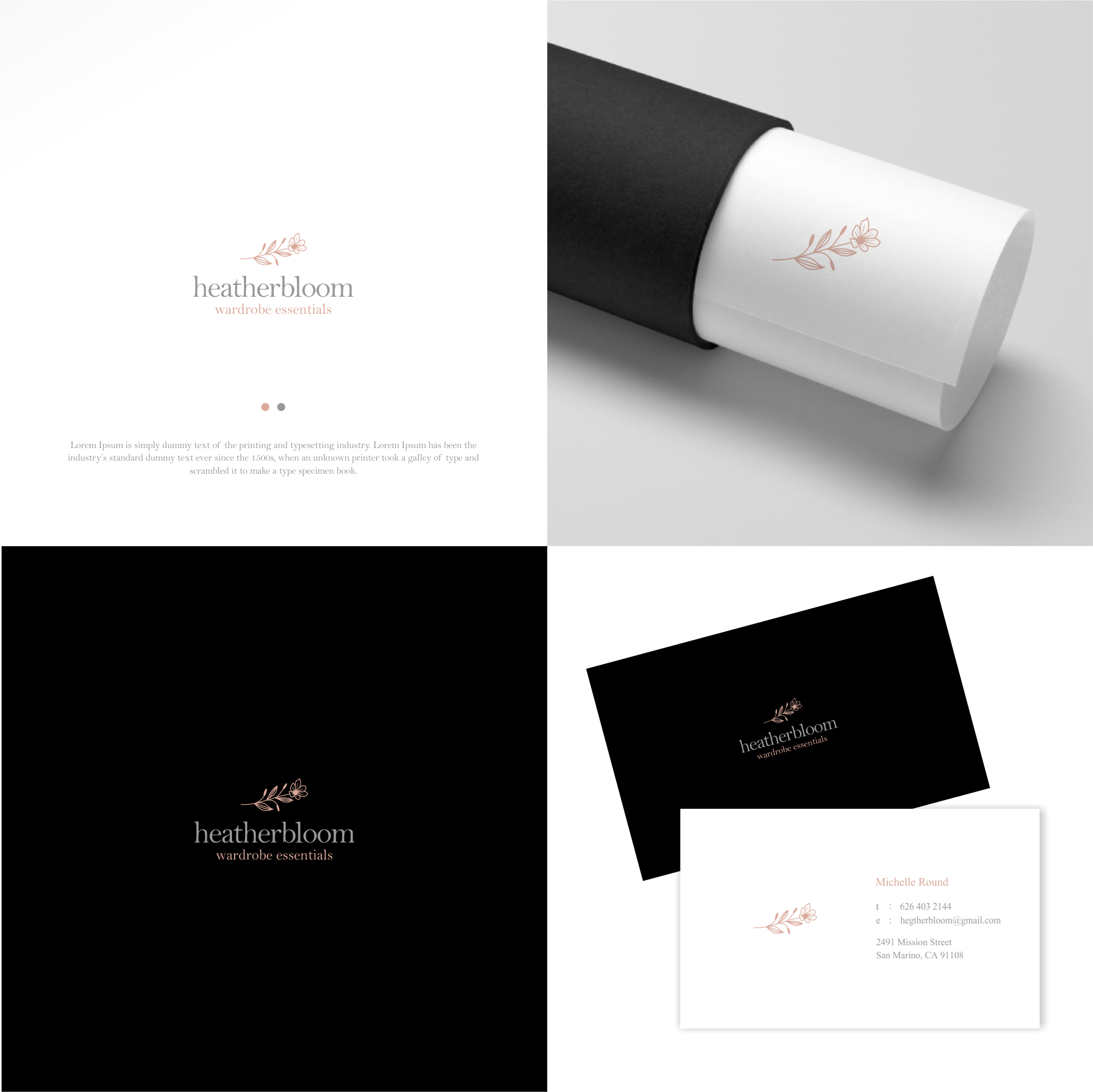 Elegant, Playful Logo Design for Heatherbloom by .Ashu. | Design #22772909