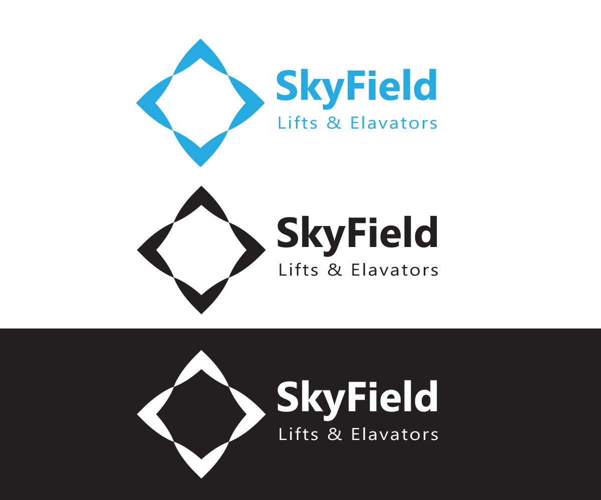 Bold, Serious, Industrial Logo Design for SkyeField by Designix ...
