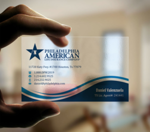 Philadelphia American Life Insurance Co. | 119 Business Card Designs ...