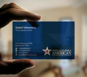 Philadelphia American Life Insurance Co. | 119 Business Card Designs ...