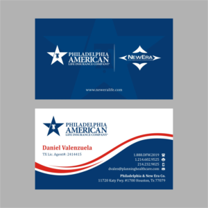 Philadelphia American Life Insurance Co. | 119 Business Card Designs ...