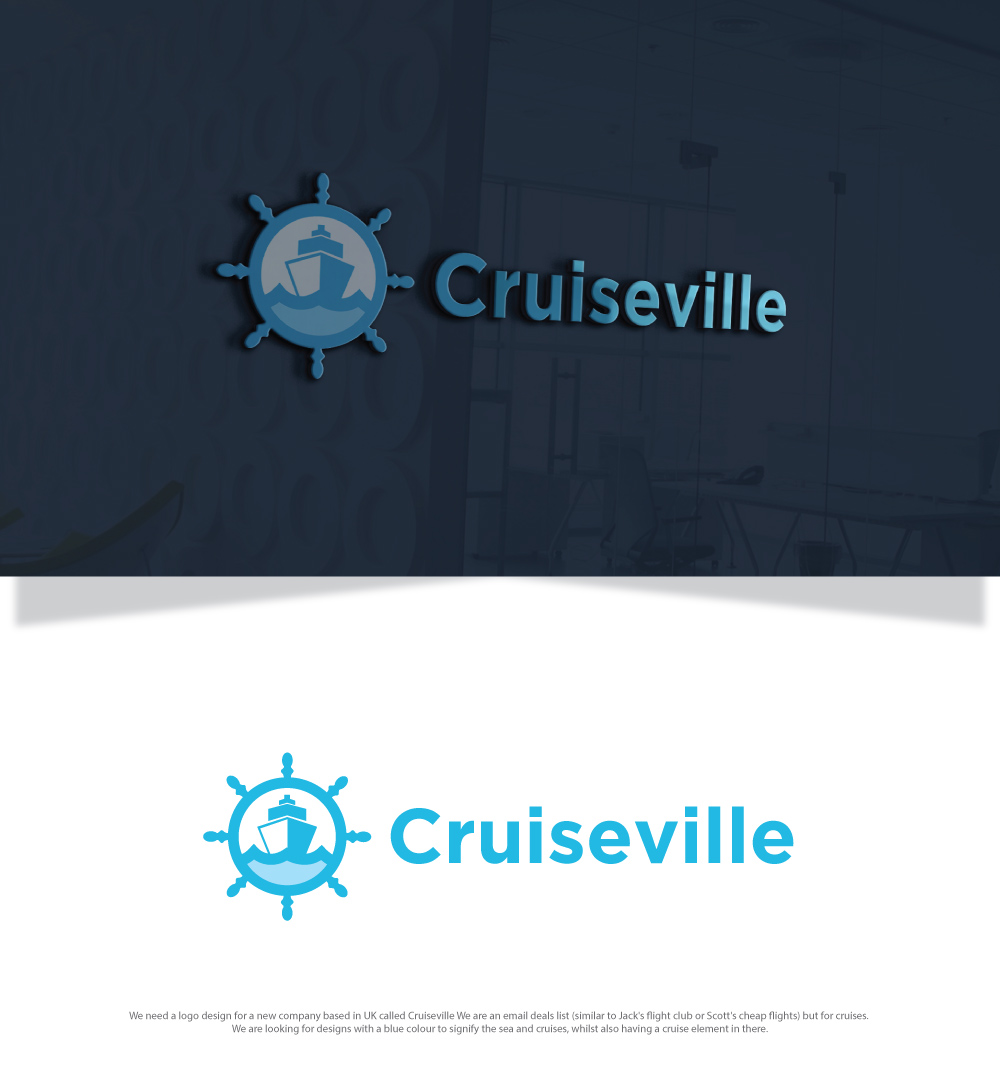 Playful, Bold, Travel Industry Logo Design for Cruiseville by ESolz ...