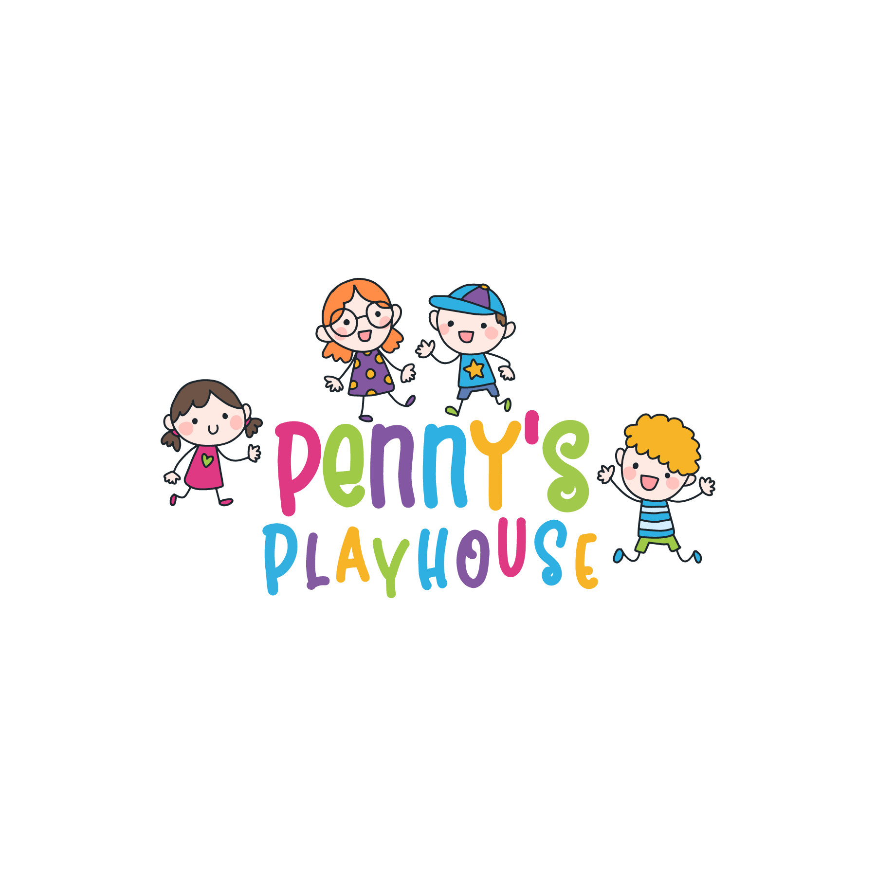 Playful, Personable, Childcare Logo Design for Penny's Playhouse by ...