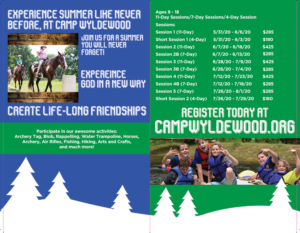 Summer Camp Brochures | 6 Custom Summer Camp Brochure Designs