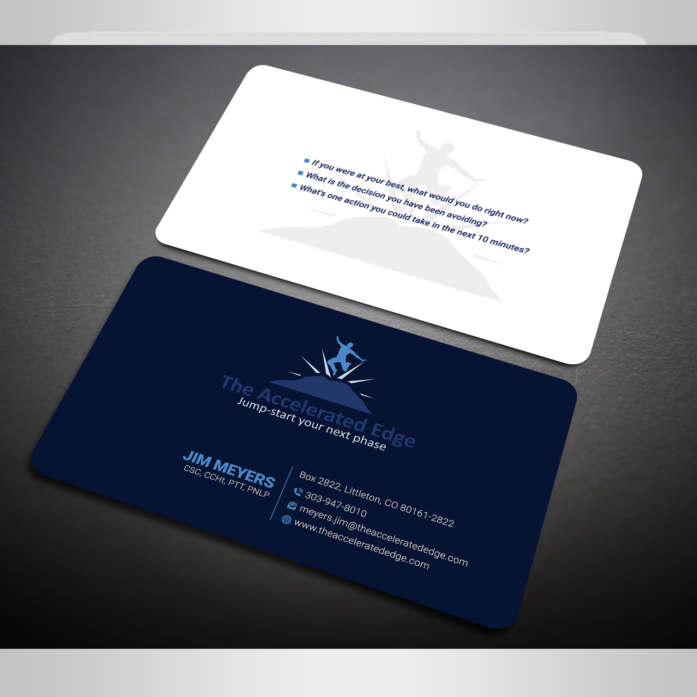 Colorful, Bold, Life Coaching Business Card Design for a Company by ...